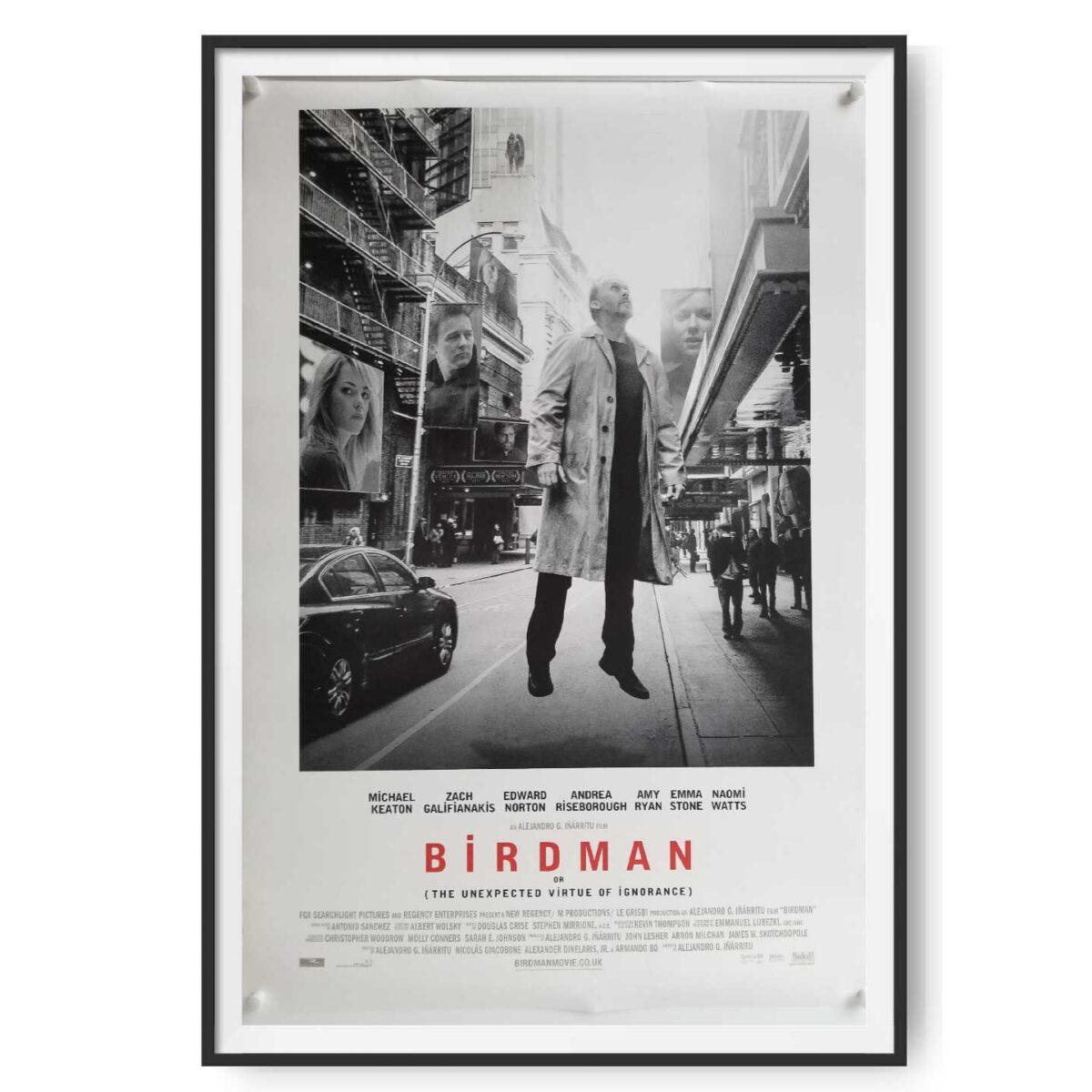 Birdman (2014) Original UK One Sheet Poster - Cinema Poster Gallery