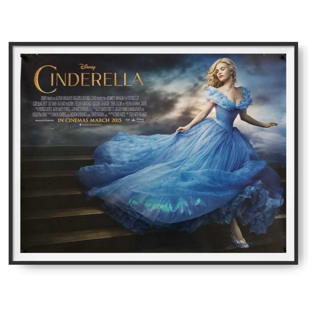 Cinderella (2015) Original UK Quad Poster - Cinema Poster Gallery