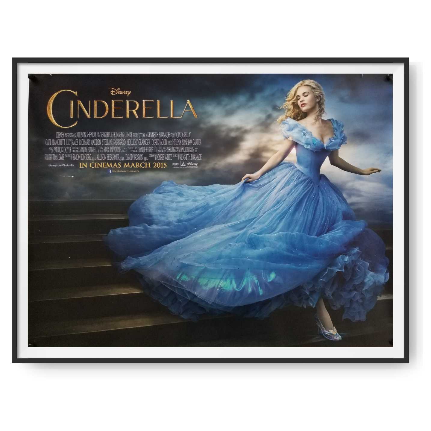 Cinderella (2015) Original UK Quad Poster - Cinema Poster Gallery