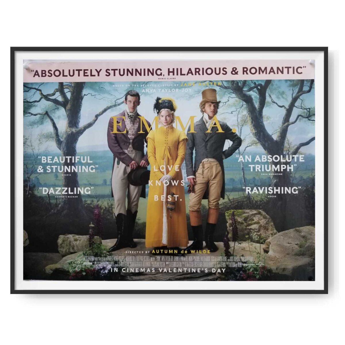 Emma (2020) Original UK Quad Poster - Cinema Poster Gallery