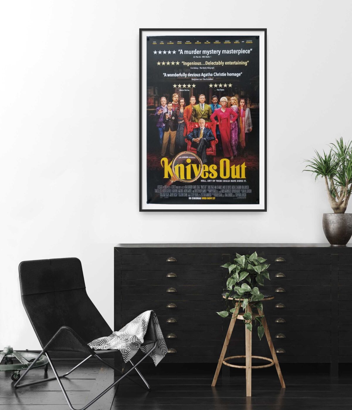 Knives Out (2019) UK Original One Sheet Poster - Cinema Poster Gallery