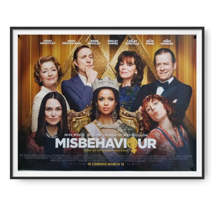 Misbehaviour (2020) Original UK Quad Poster - Cinema Poster Gallery
