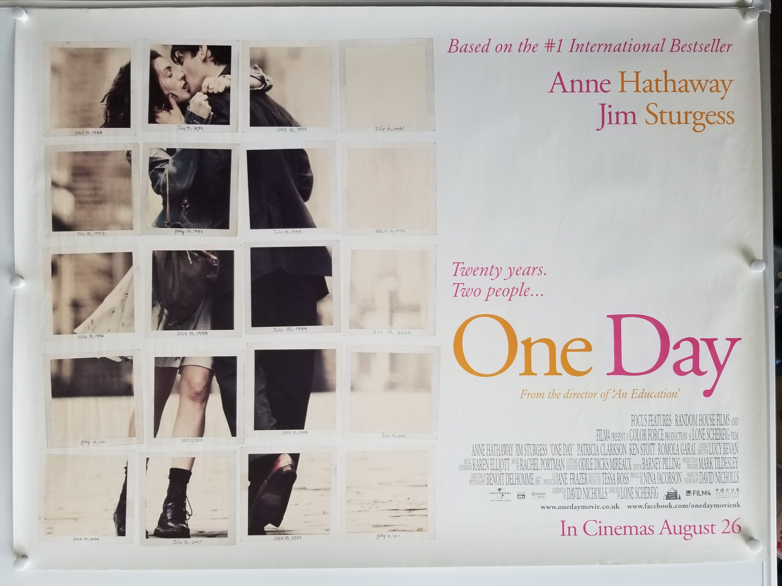 One Day (2011) Original UK Quad Poster - Cinema Poster Gallery