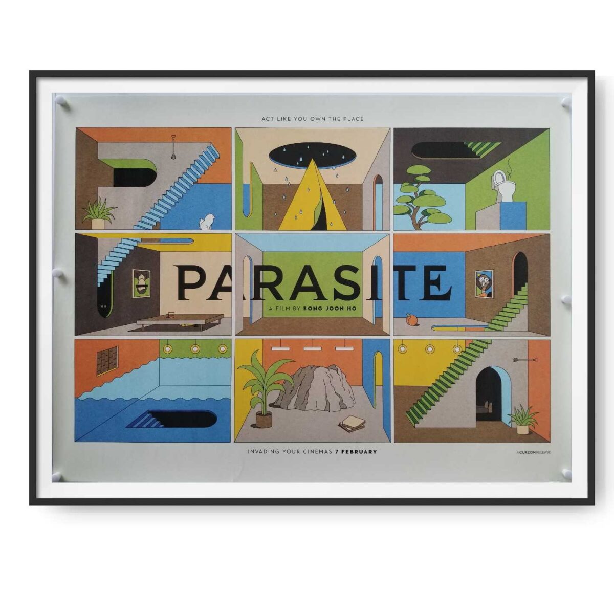 Parasite (2019) 3 x Original Advance UK Quad Posters - Cinema Poster ...