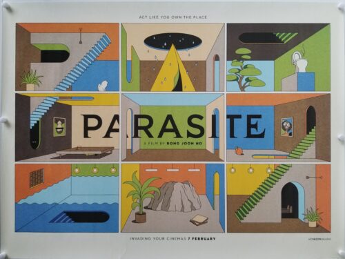 Parasite (2019) 3 x Original Advance UK Quad Posters - Cinema Poster ...