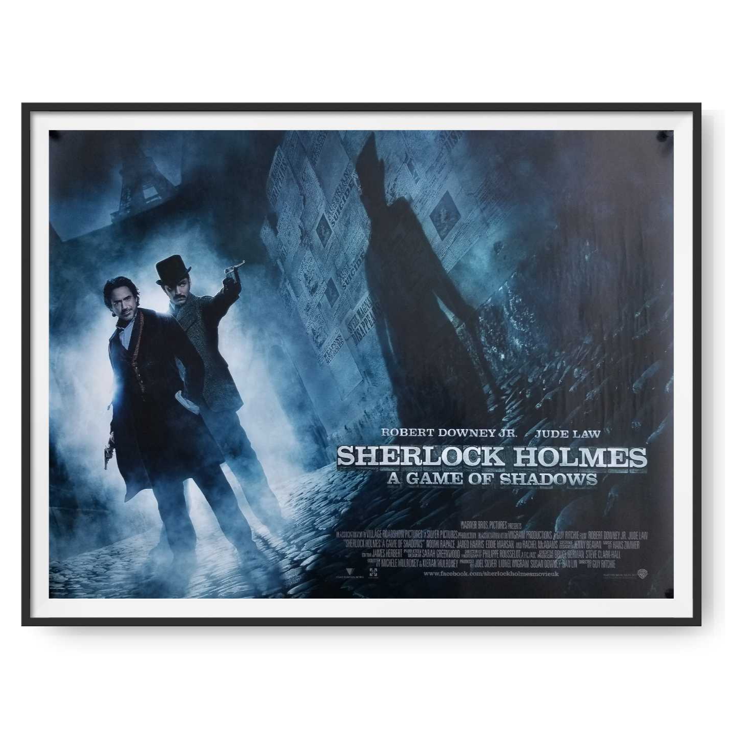 Sherlock Holmes: A Game of Shadows (2011) Original UK Quad Poster ...
