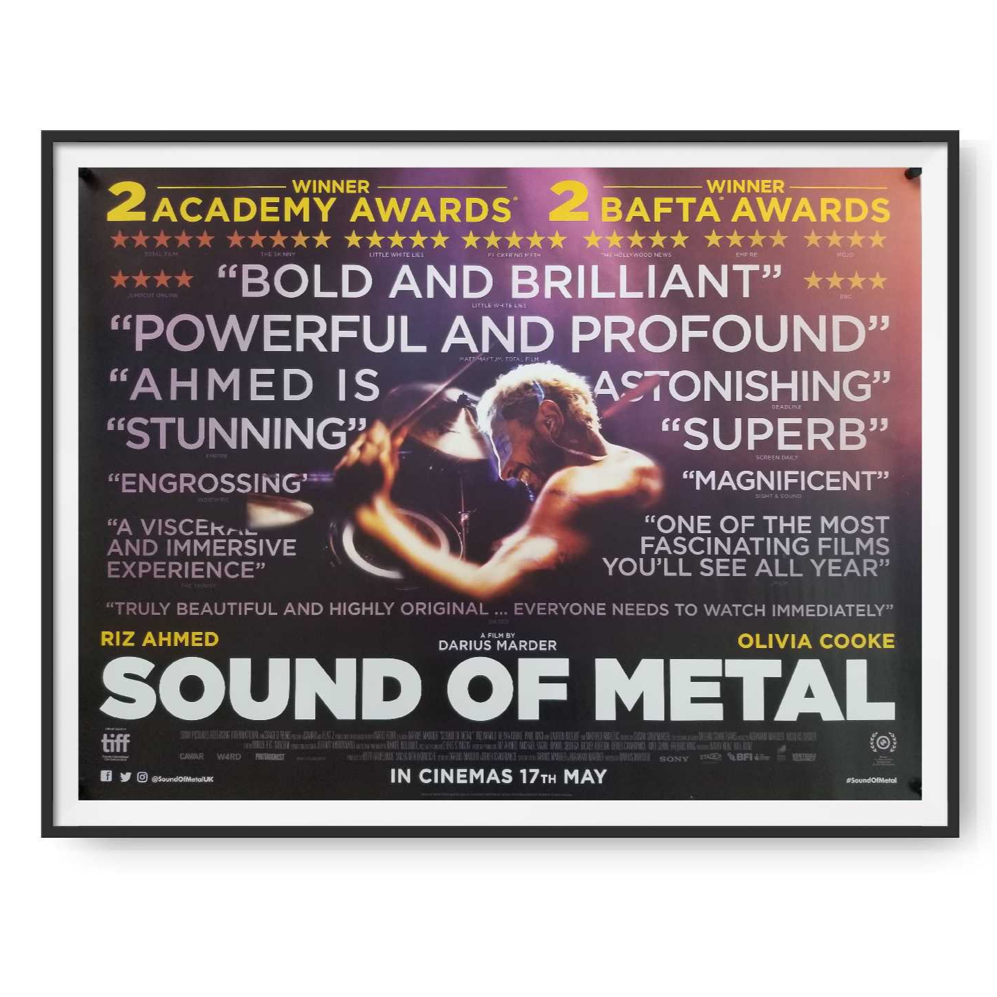 Sound of Metal (2019) Original UK Quad Poster - Cinema Poster Gallery