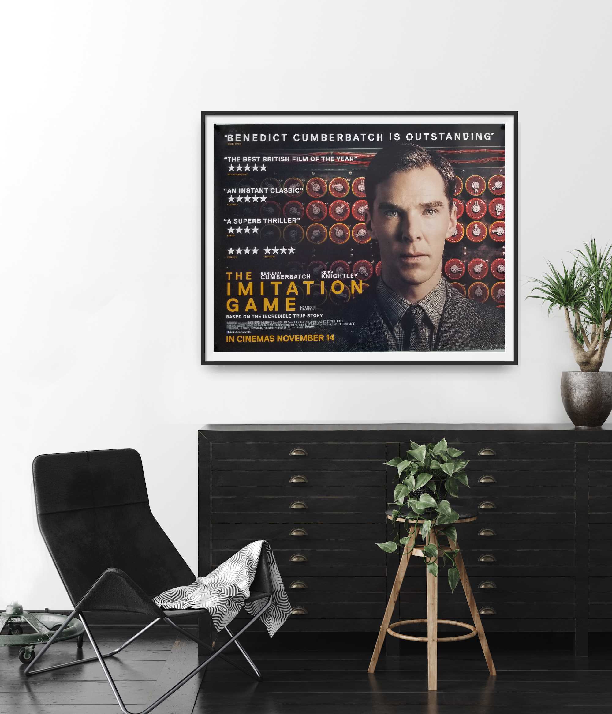 The Imitation Game (2014) Original UK Quad Poster - Cinema Poster Gallery