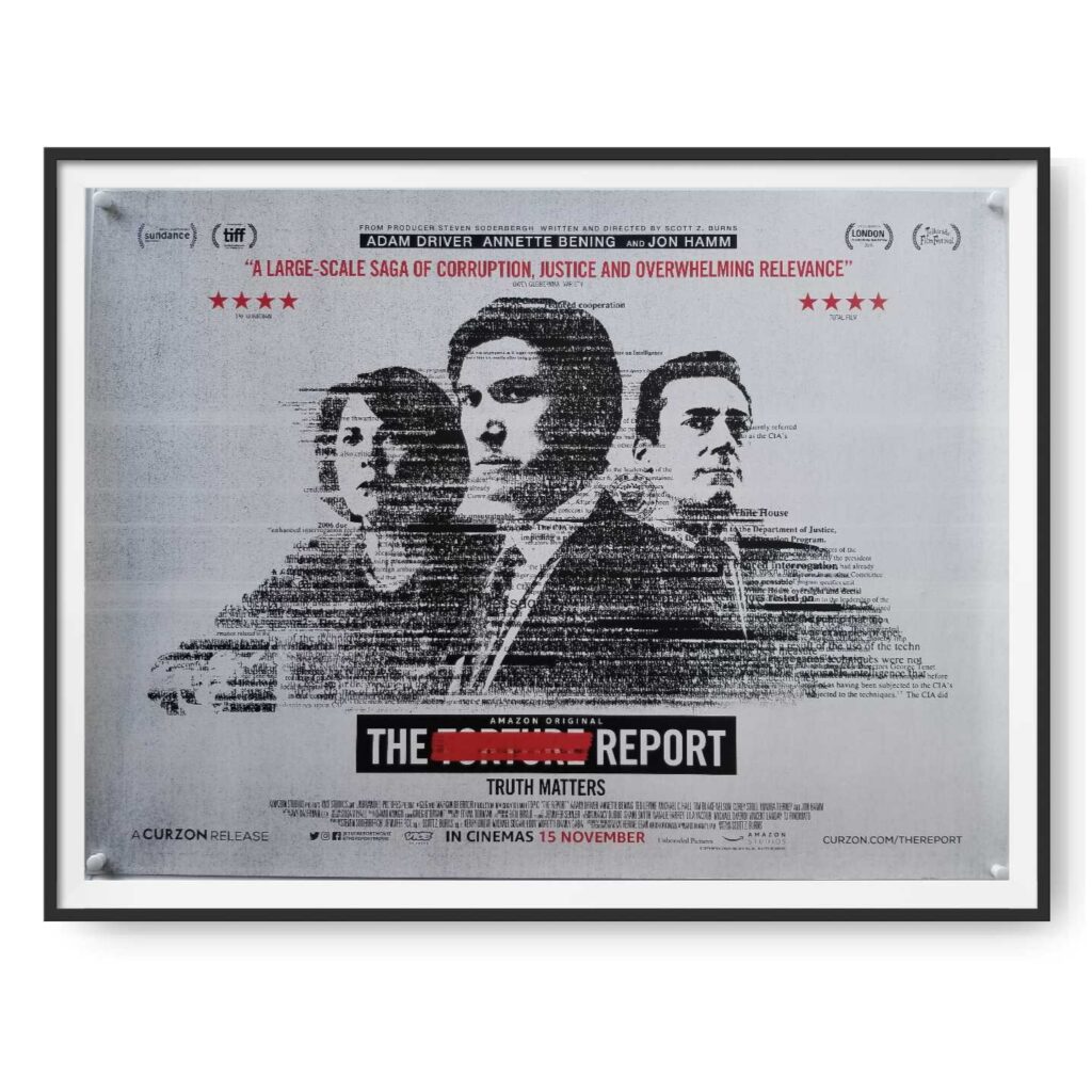 The Report (2019) Original UK Quad Poster - Cinema Poster Gallery
