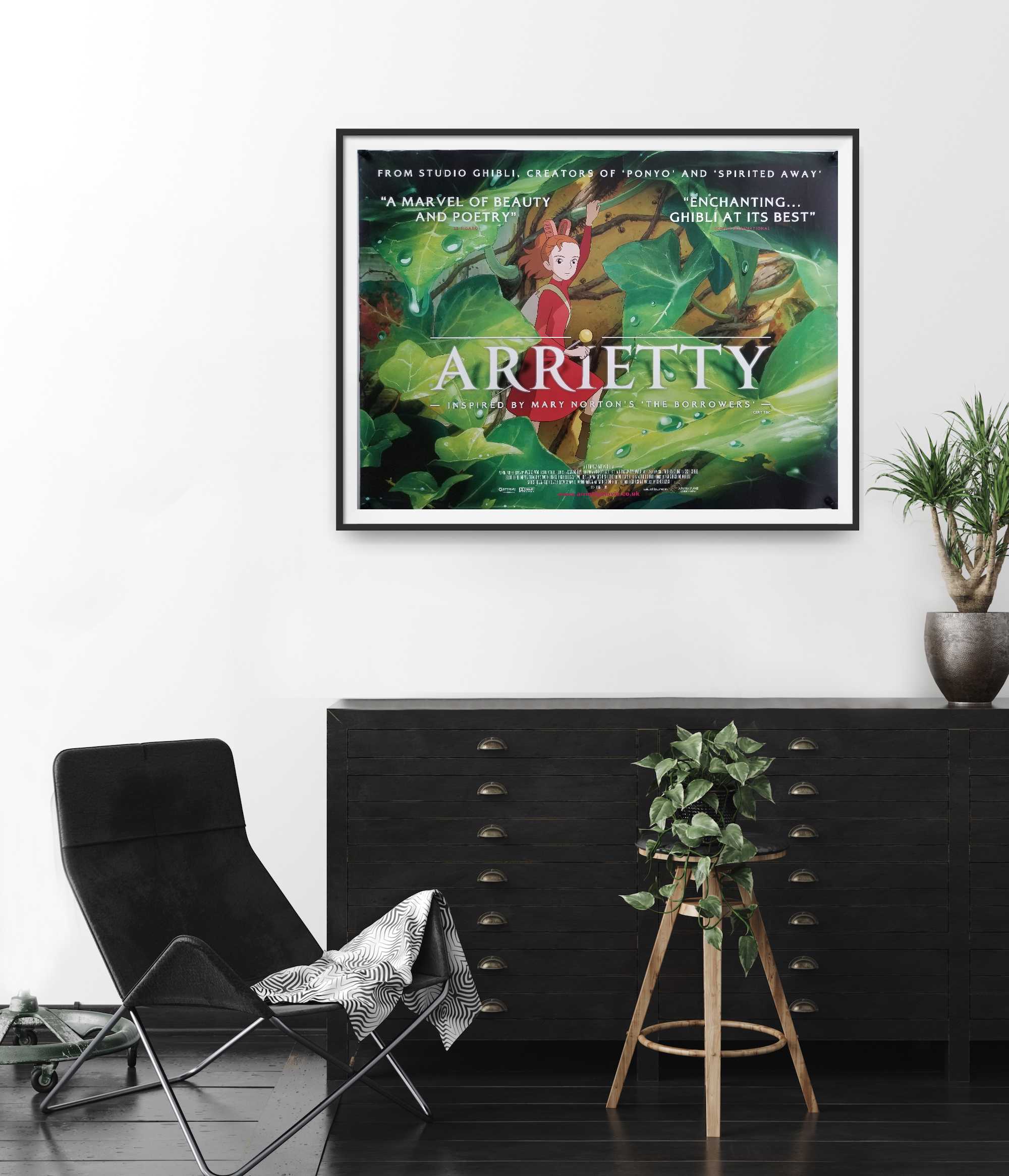 The Secret World of Arrietty (2010) Original UK Quad Poster - Cinema ...