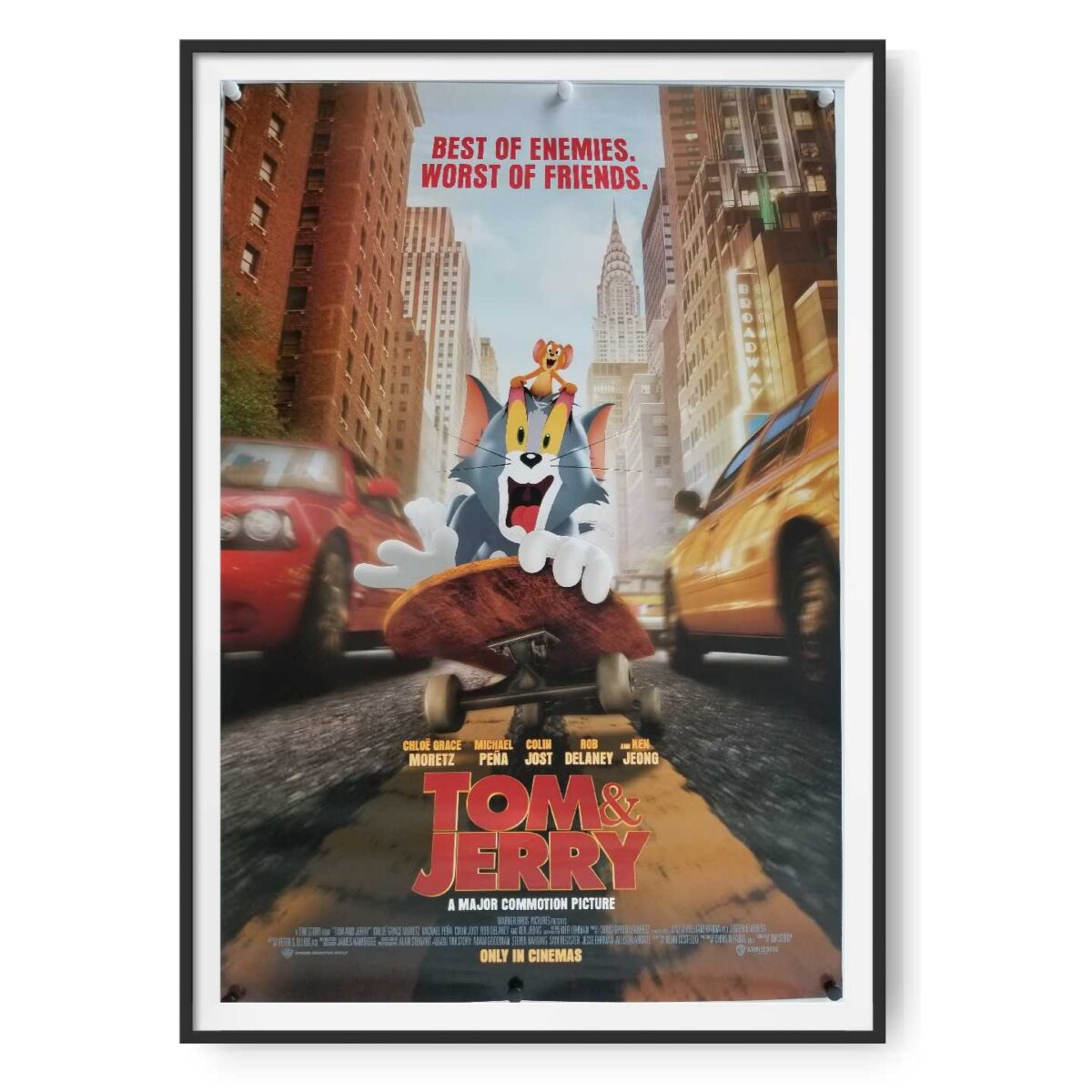 Tom And Jerry (2021) Original UK One Sheet Poster - Cinema Poster Gallery