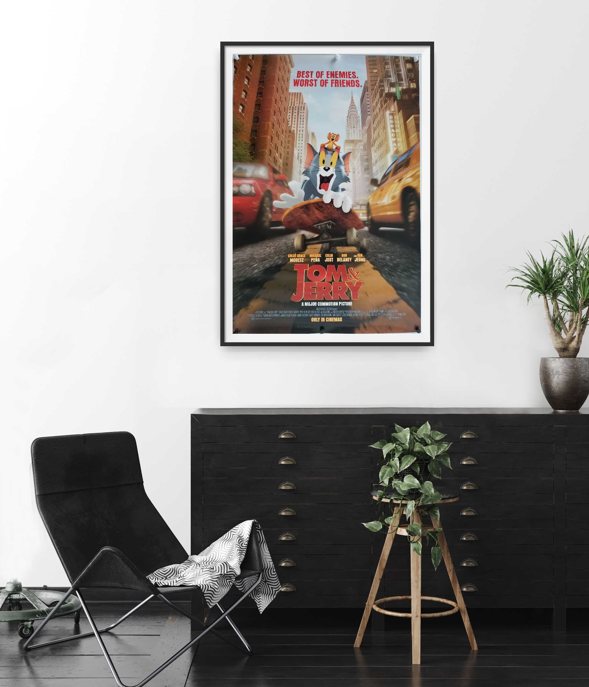 Tom And Jerry (2021) Original UK One Sheet Poster - Cinema Poster Gallery