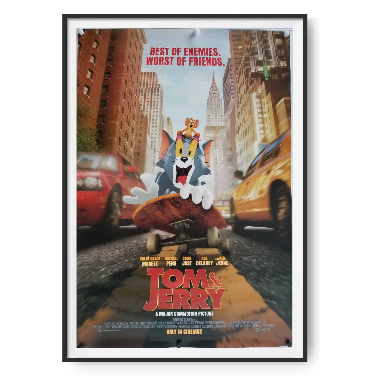 Tom And Jerry (2021) Original UK One Sheet Poster - Cinema Poster Gallery