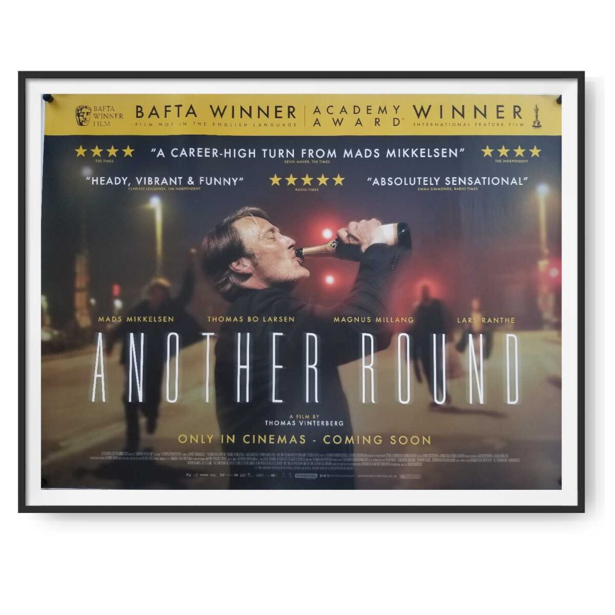 Another Round (2020) Original UK Quad Poster - Cinema Poster Gallery