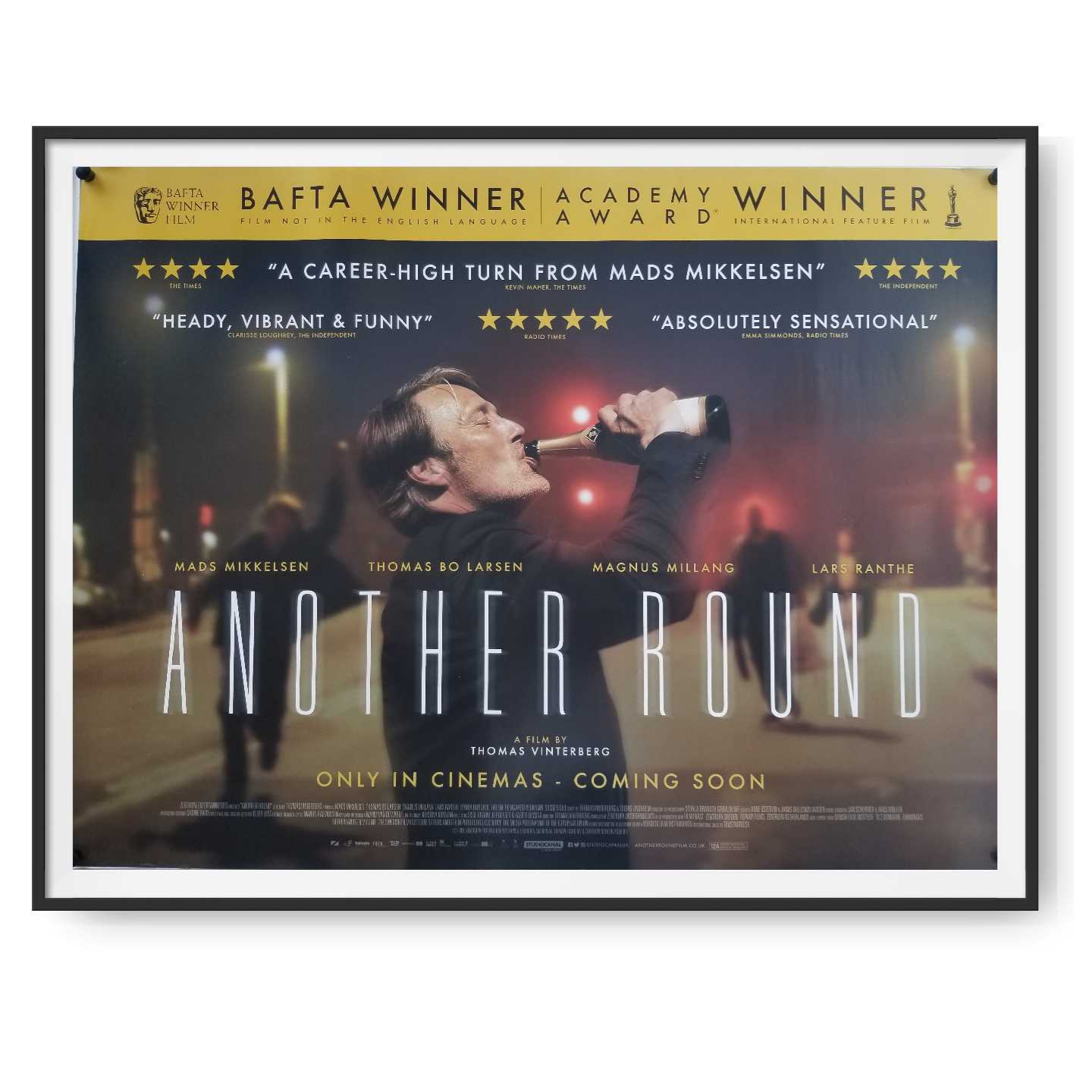 Another Round (2020) Original UK Quad Poster - Cinema Poster Gallery
