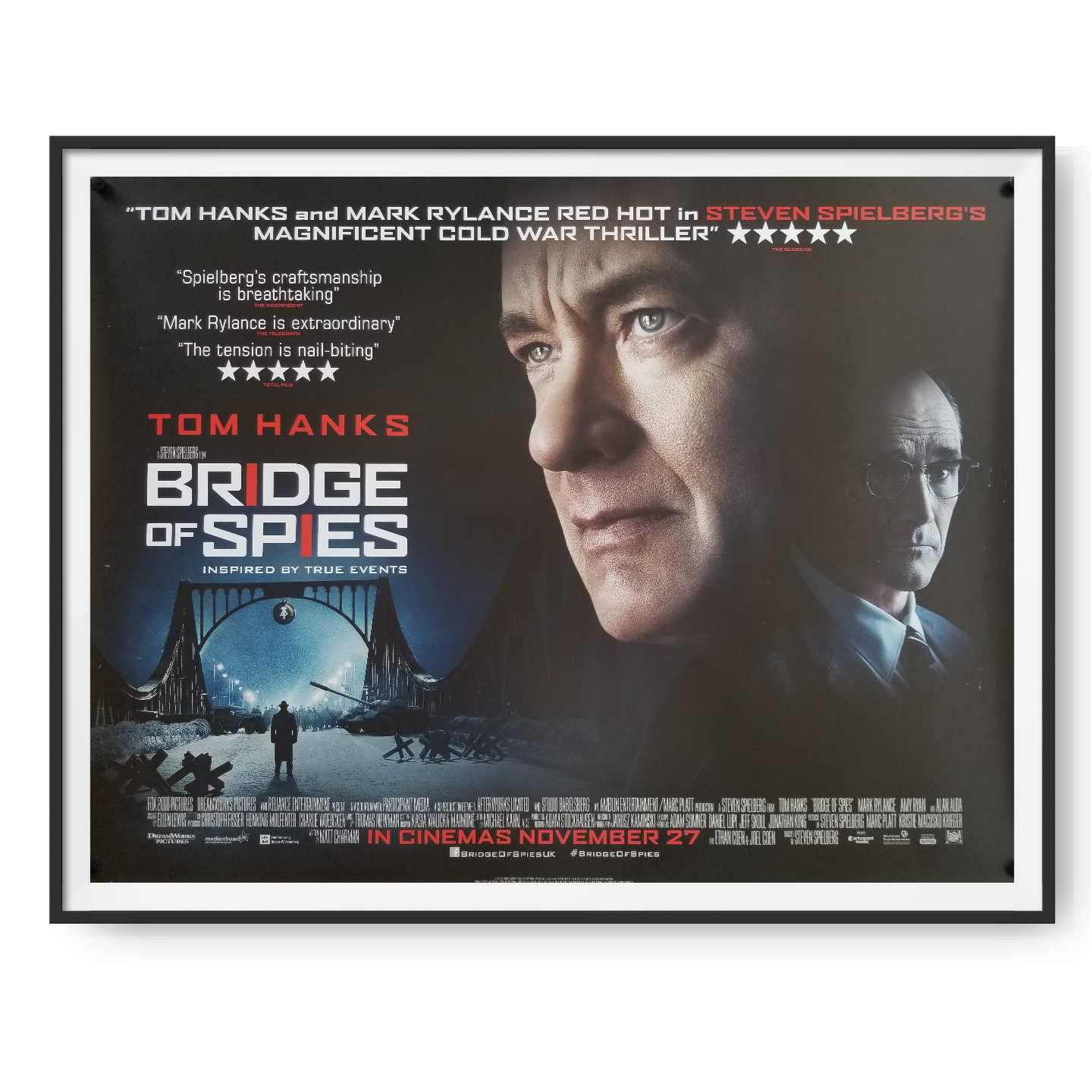 Bridge of Spies (2015) Original UK Quad Poster - Cinema Poster Gallery