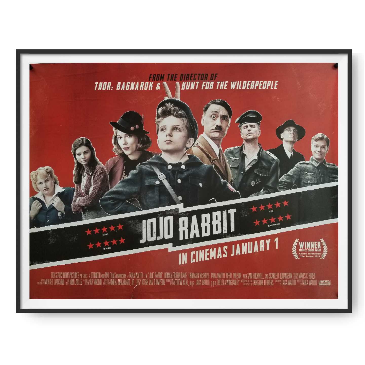 Jojo Rabbit (2019) Original UK Quad Poster - Cinema Poster Gallery