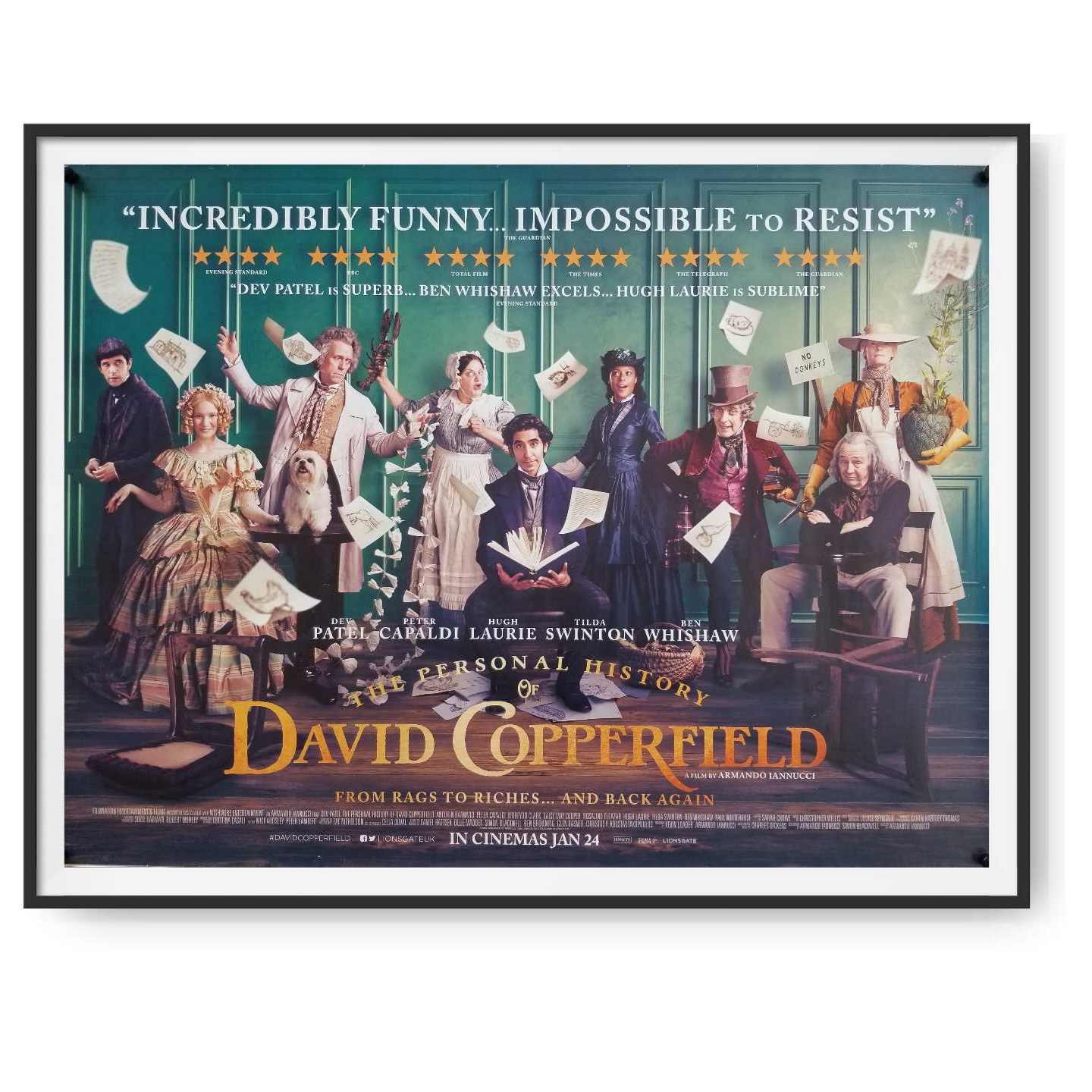 The Personal History of David Copperfield (2019) Original UK Quad ...