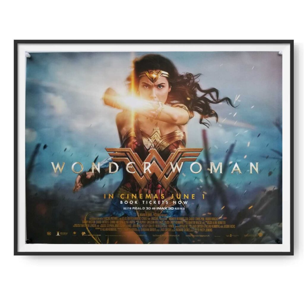 Wonder Woman (2017) Original UK Quad Poster - Cinema Poster Gallery