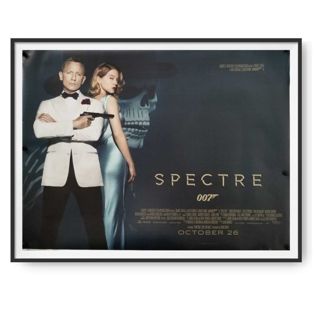 Spectre (2015) Original UK Quad Poster (sold) - Cinema Poster Gallery