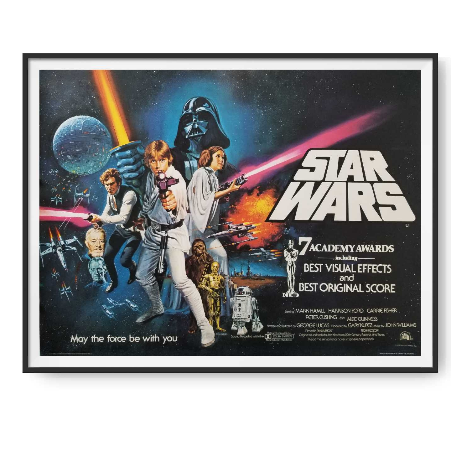 Star Wars (1977) Original Style C UK Quad Poster - Cinema Poster Gallery