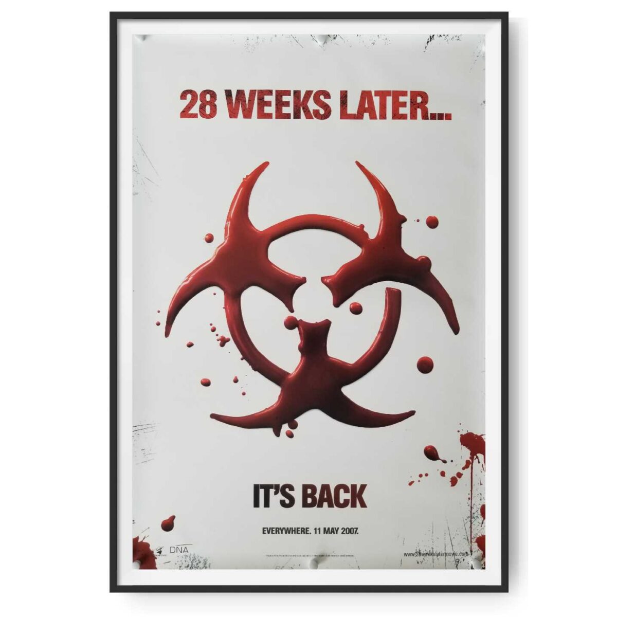 28 Weeks Later (2007) Original US One Sheet Poster - Cinema Poster Gallery