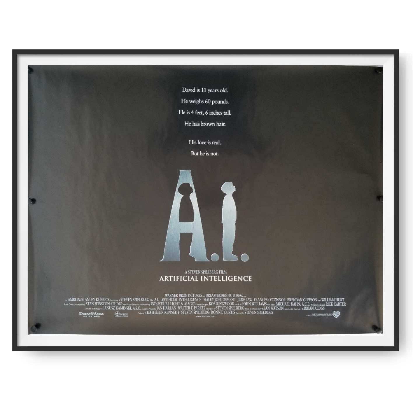 A.I. (2001) Original UK Quad Poster - Cinema Poster Gallery