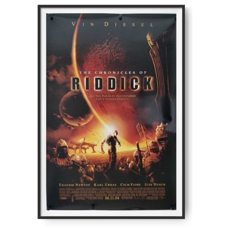 The Chronicles of Riddick (2004) Original US One Sheet Poster - Cinema ...