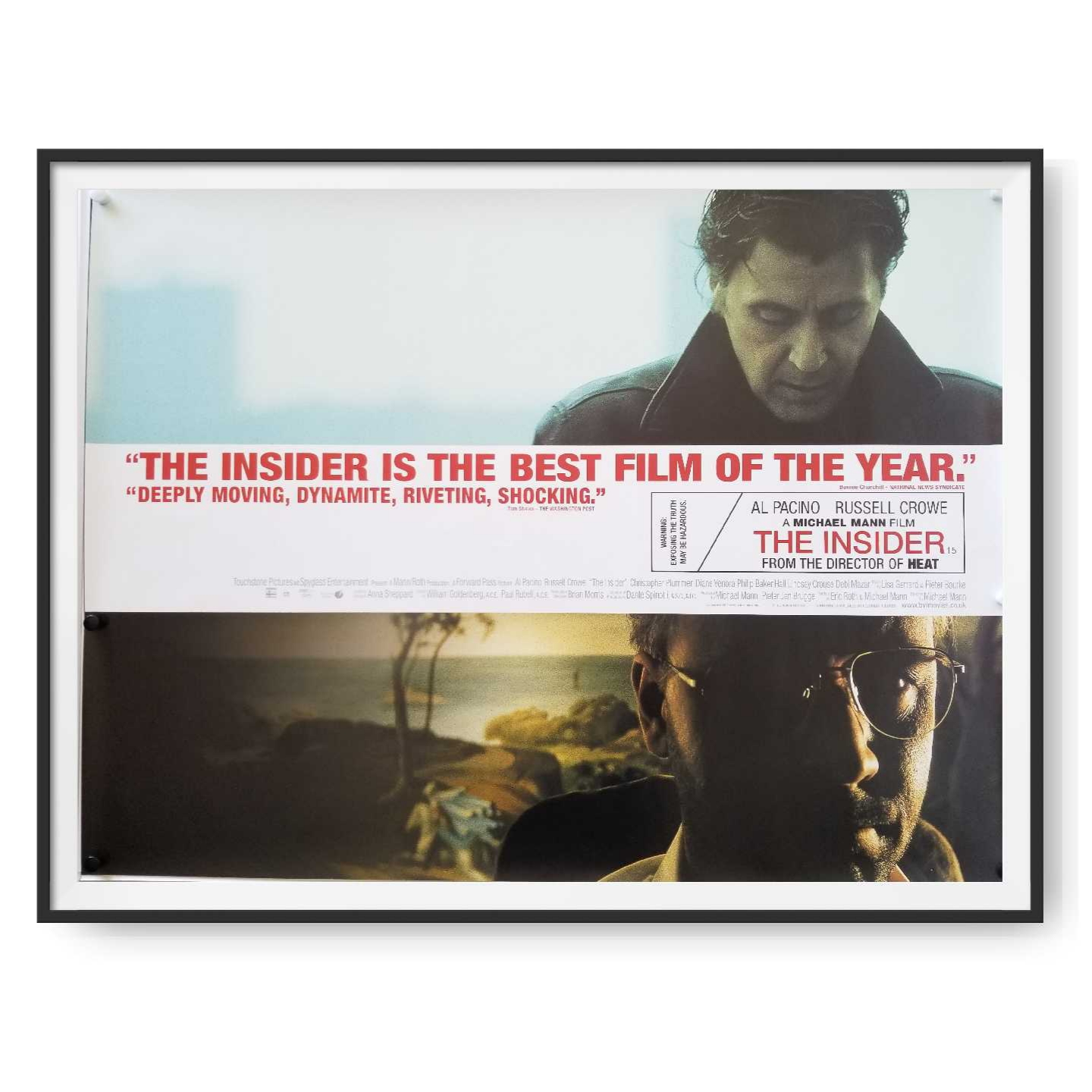 The Insider (1999) Original UK Quad Poster - Cinema Poster Gallery