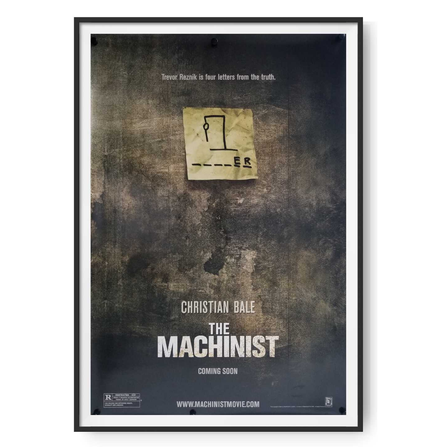 The Machinist (2004) Original US One Sheet Poster - Cinema Poster Gallery