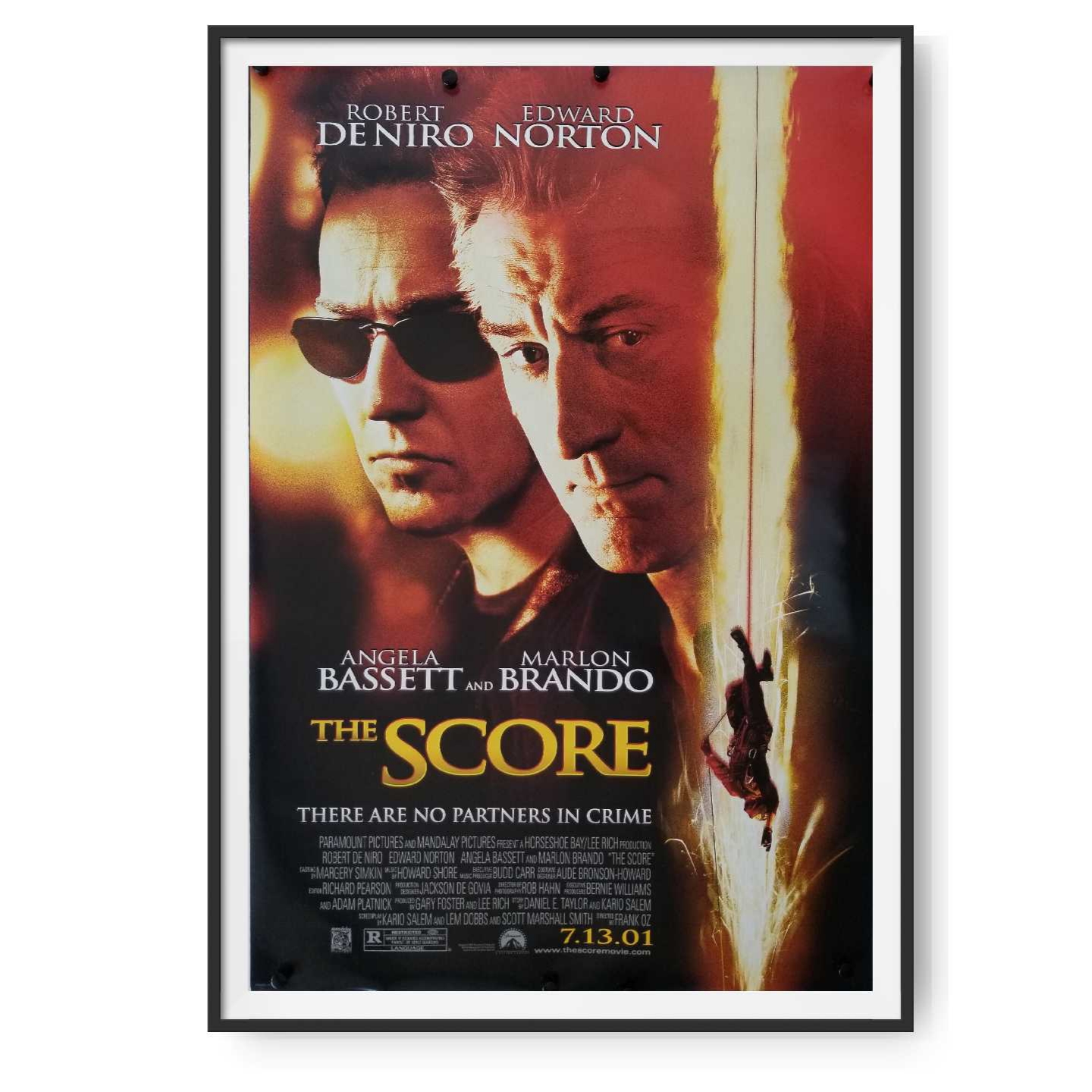 The Score (2001) Original US One Sheet Poster - Cinema Poster Gallery