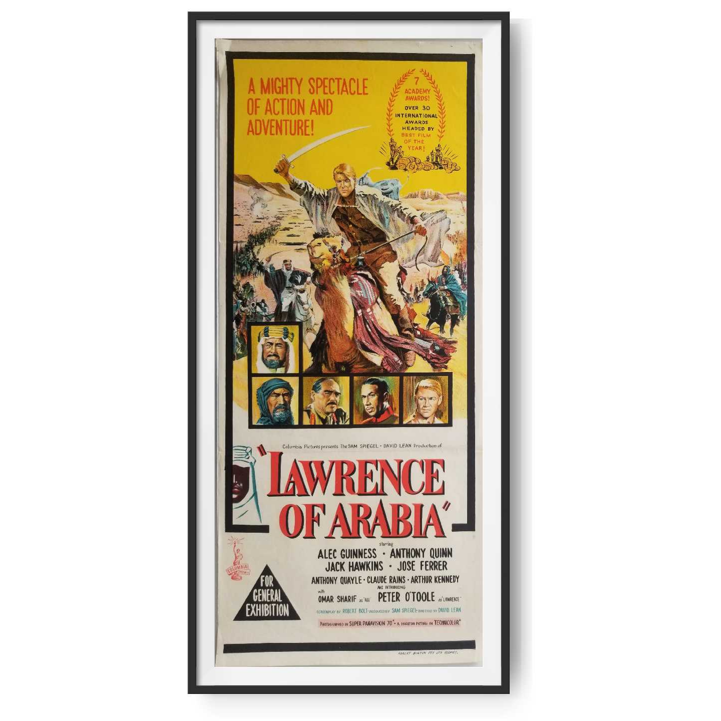 Lawrence Of Arabia (1962) Original Australian Daybill Poster - Cinema ...