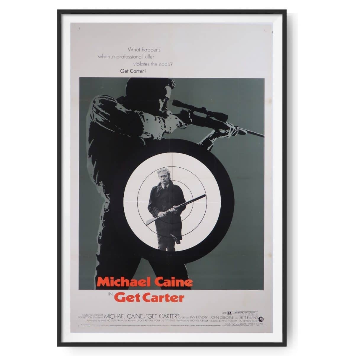 Get Carter (1971) Oringinal US One Sheet Poster - Cinema Poster Gallery