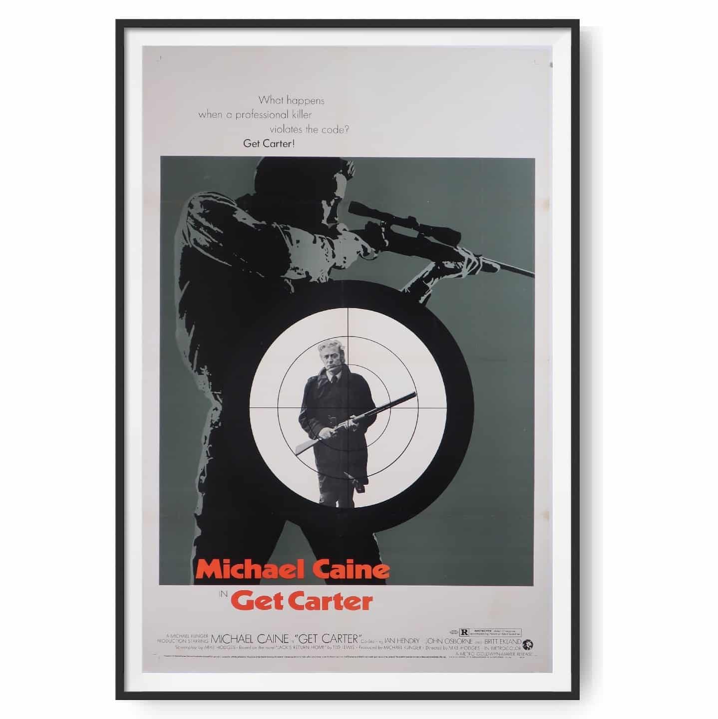 Get Carter (1971) Oringinal US One Sheet Poster - Cinema Poster Gallery