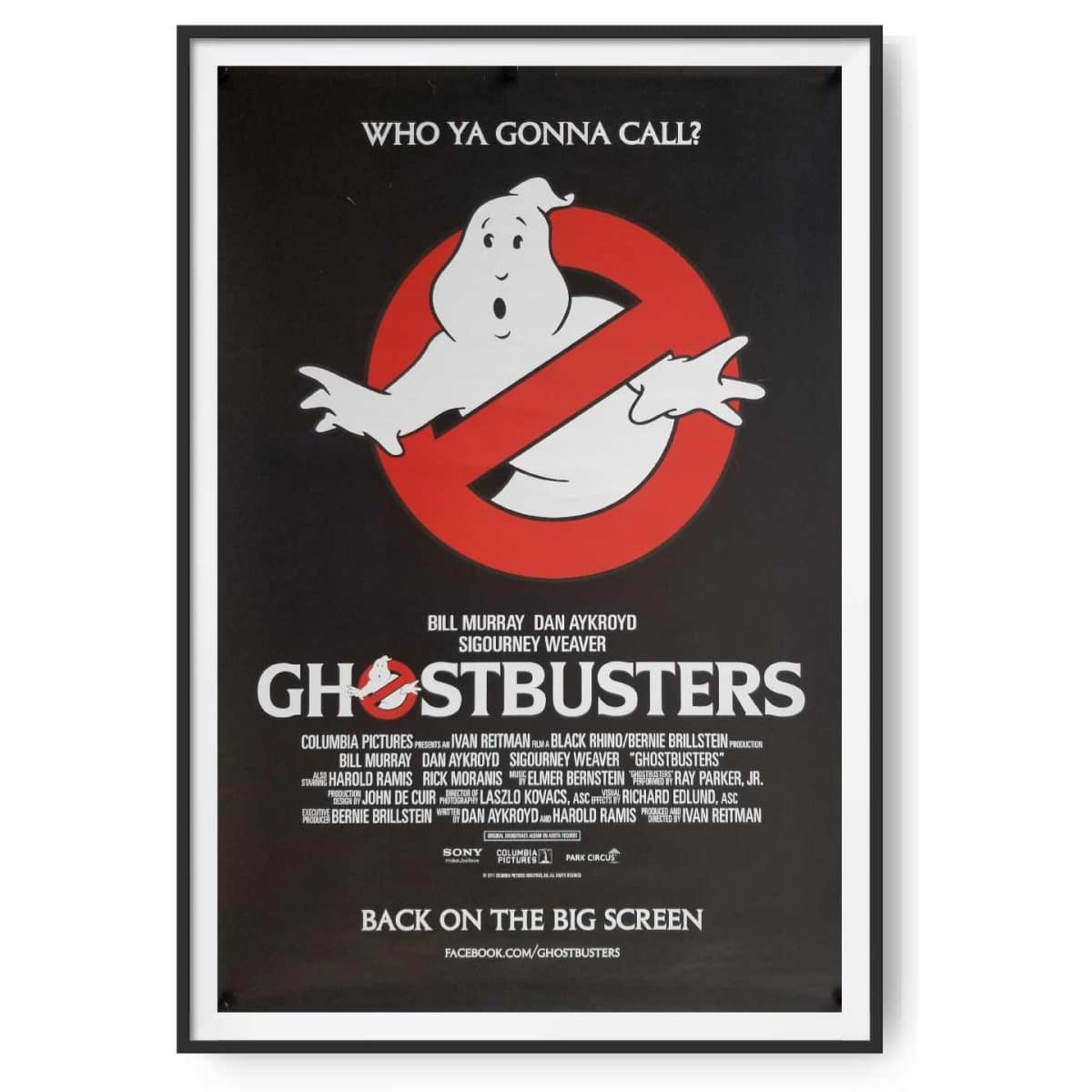 Ghostbusters (1984) Original US One Sheet Poster 2009 RR - Cinema ...
