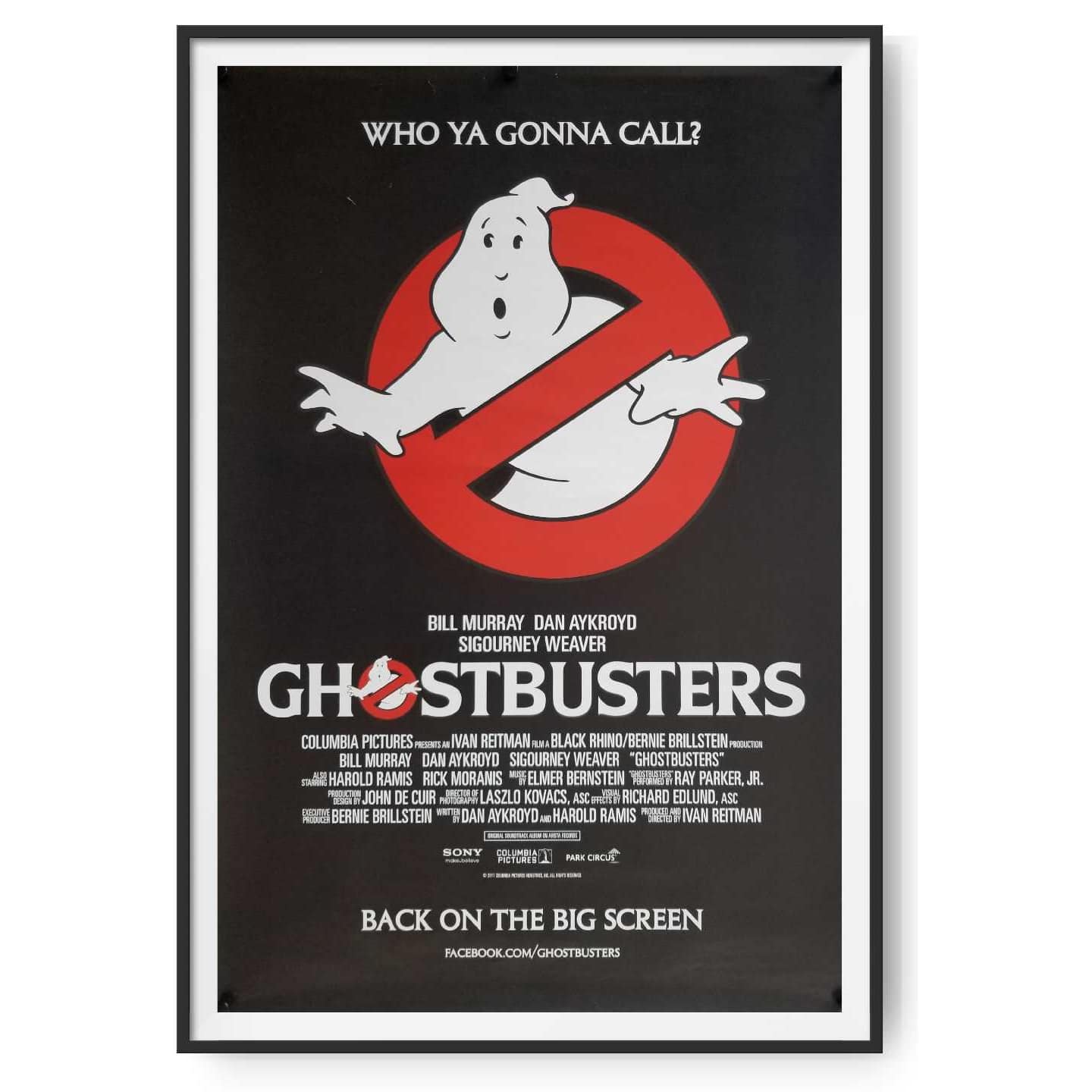 Ghostbusters (1984) Original US One Sheet Poster 2009 RR - Cinema ...