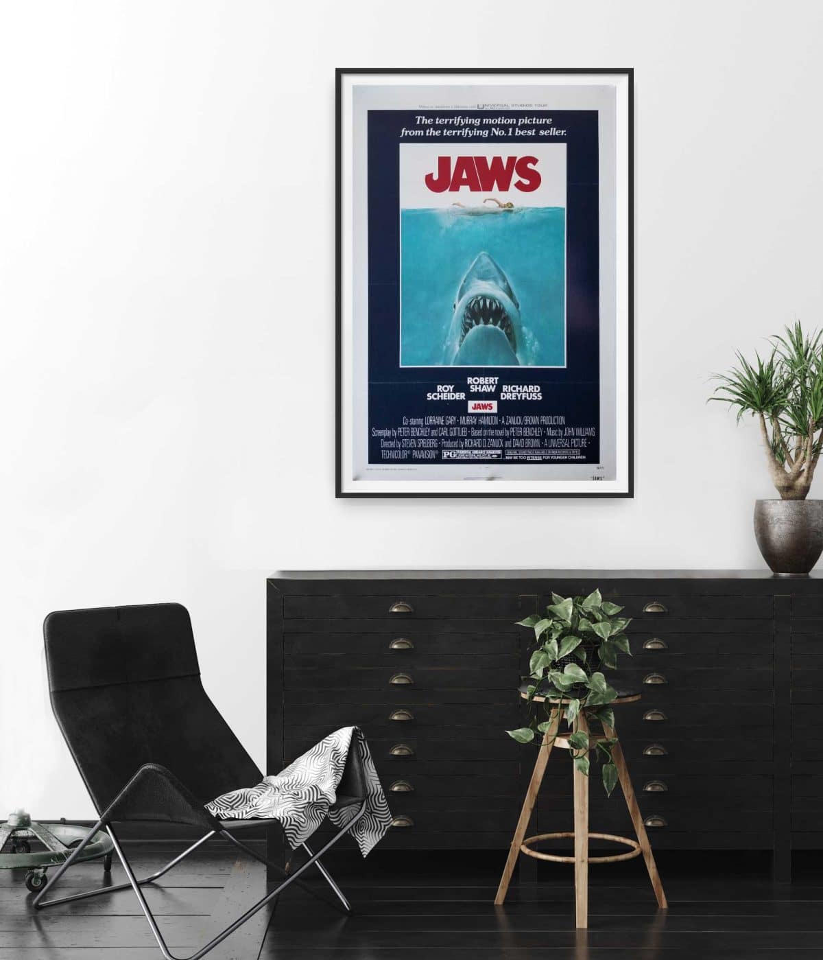 Jaws (1975) Original US One Sheet Poster - Cinema Poster Gallery
