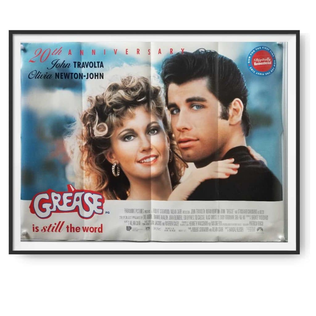 Grease (1978) Original UK Quad Poster 98 RR - Cinema Poster Gallery