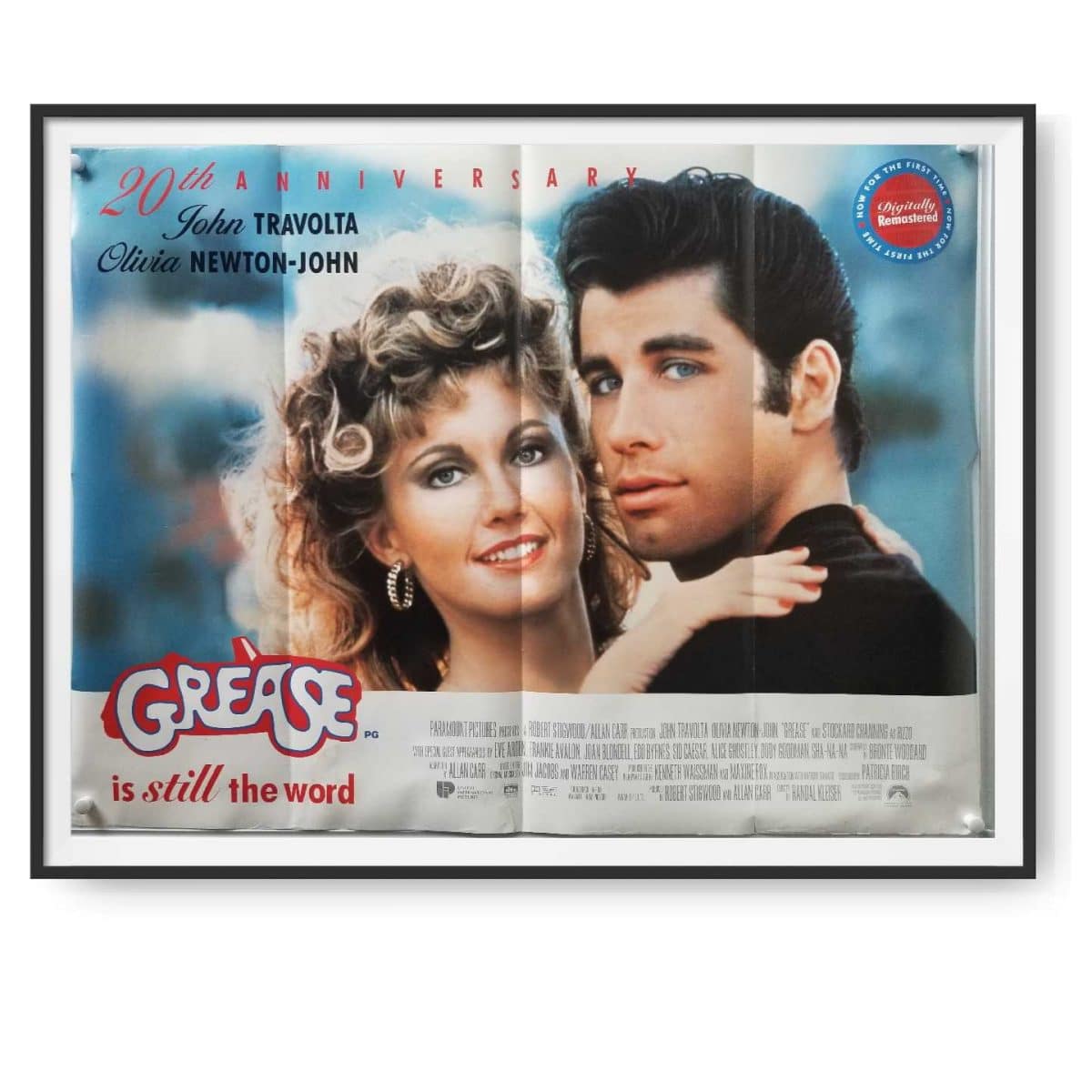 Grease (1978) Original UK Quad Poster 98 RR - Cinema Poster Gallery