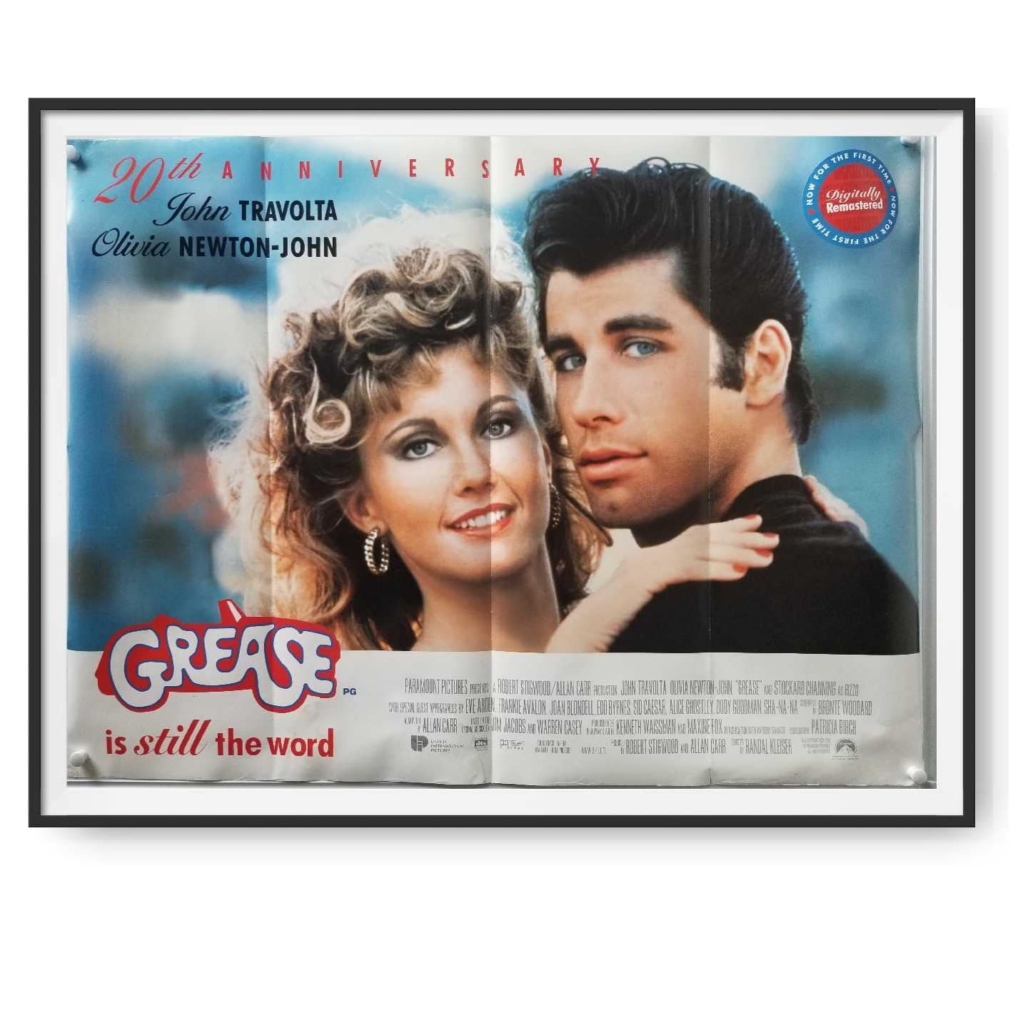 Grease (1978) Original UK Quad Poster 98 RR - Cinema Poster Gallery