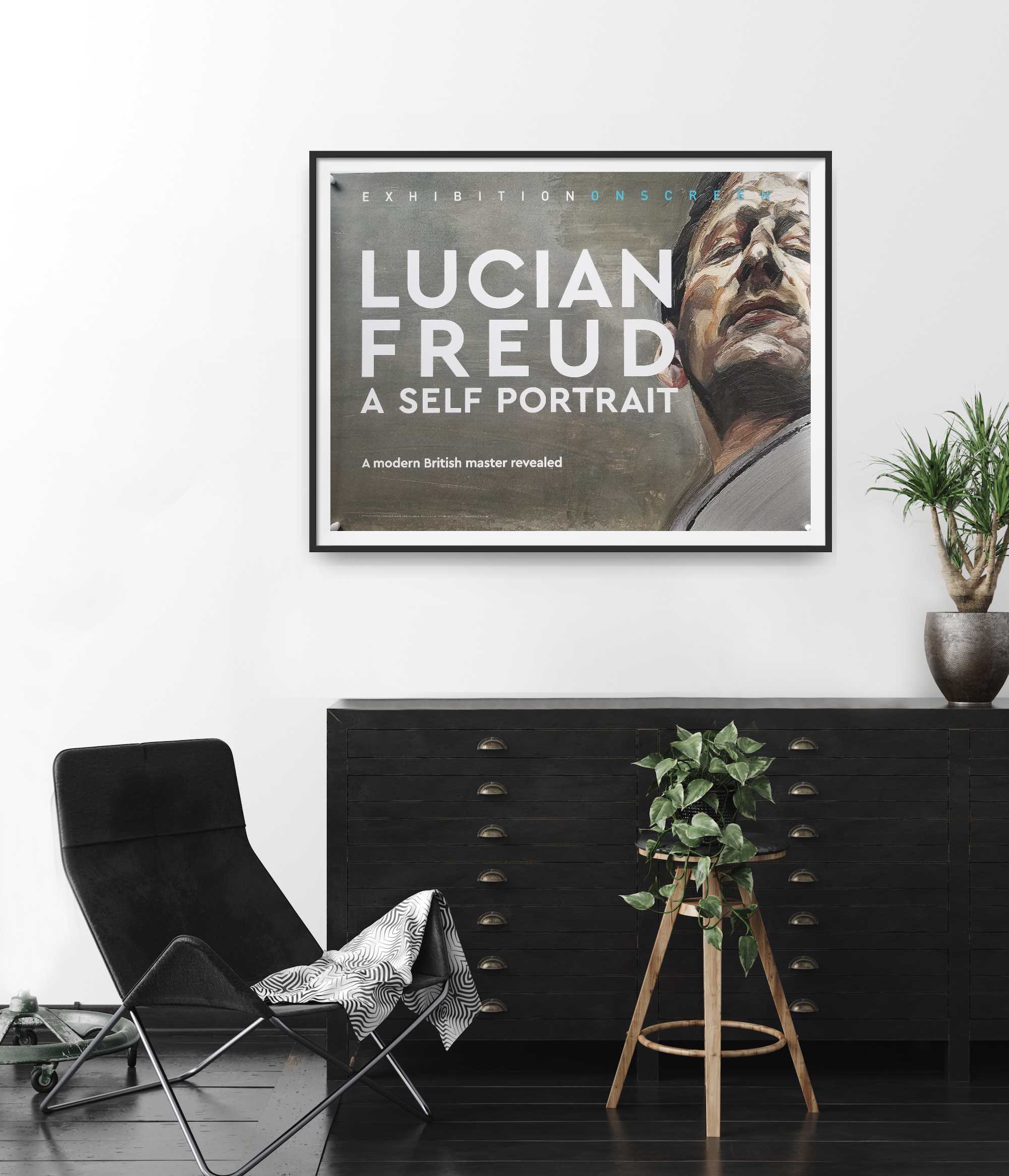 Lucian Freud Portraits at RA Original Quad Poster - Cinema Poster Gallery
