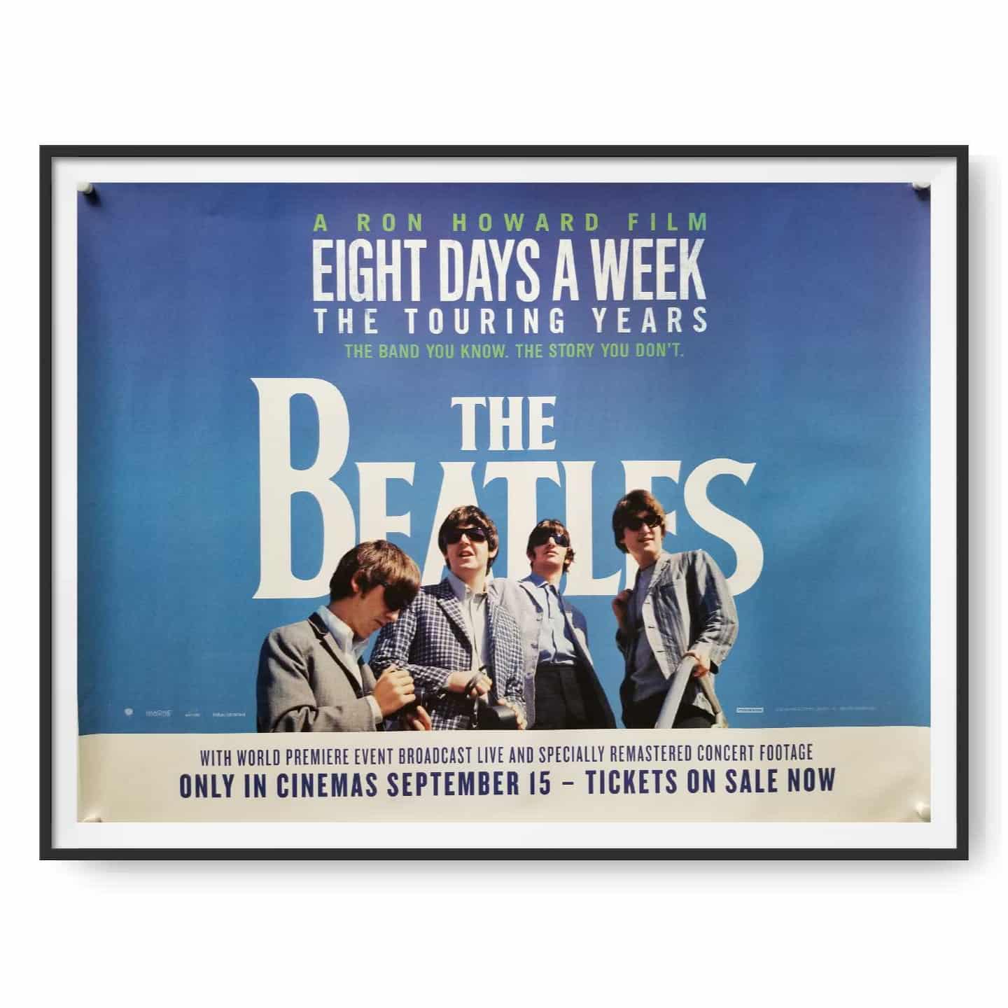 The Beatles: Eight Days a Week - The Touring Years (2016) Original UK ...