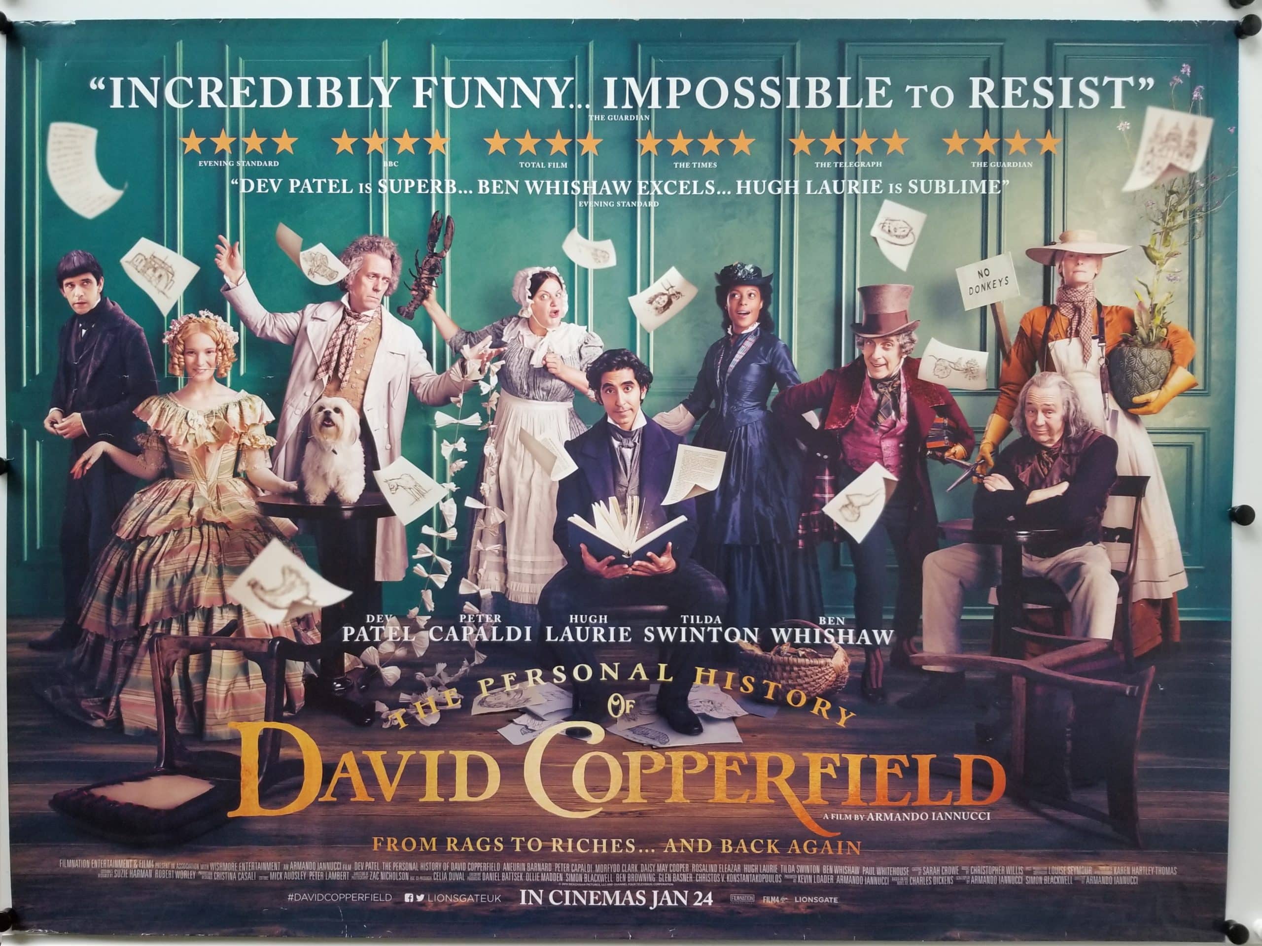 The Personal History of David Copperfield (2019) Original UK Quad ...