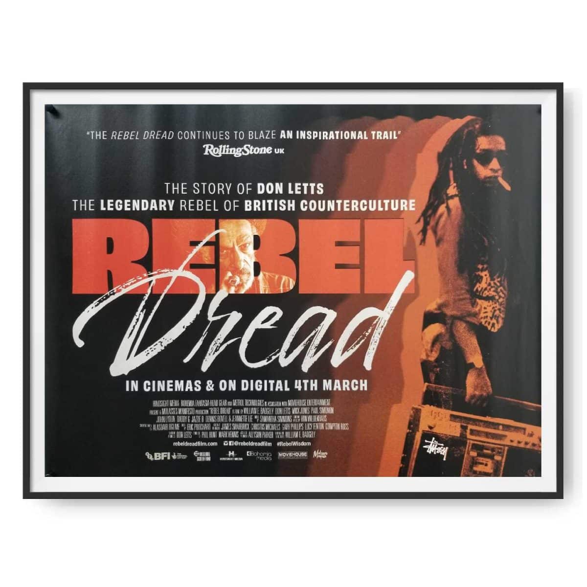 Rebel Dread (2022) Original Quad Poster - Cinema Poster Gallery