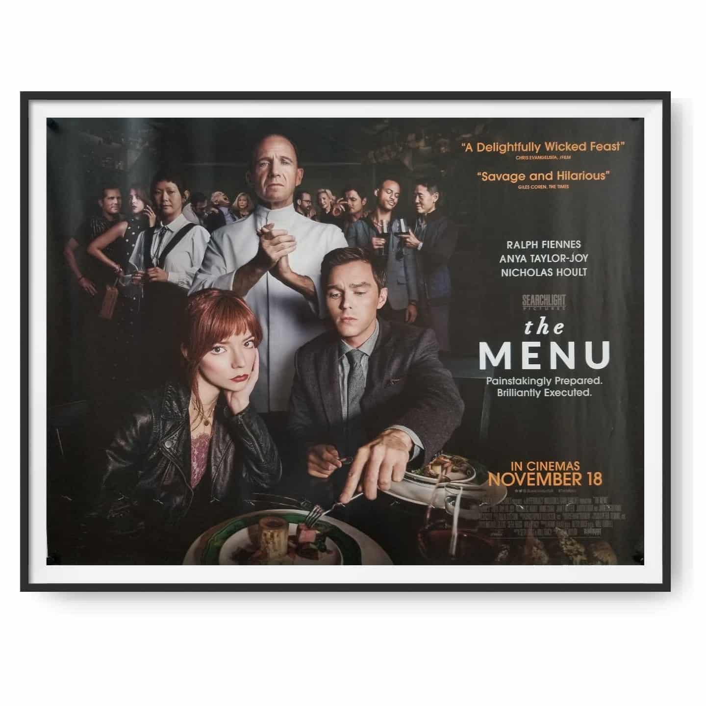 The Menu (2022) Original Quad Poster - Cinema Poster Gallery