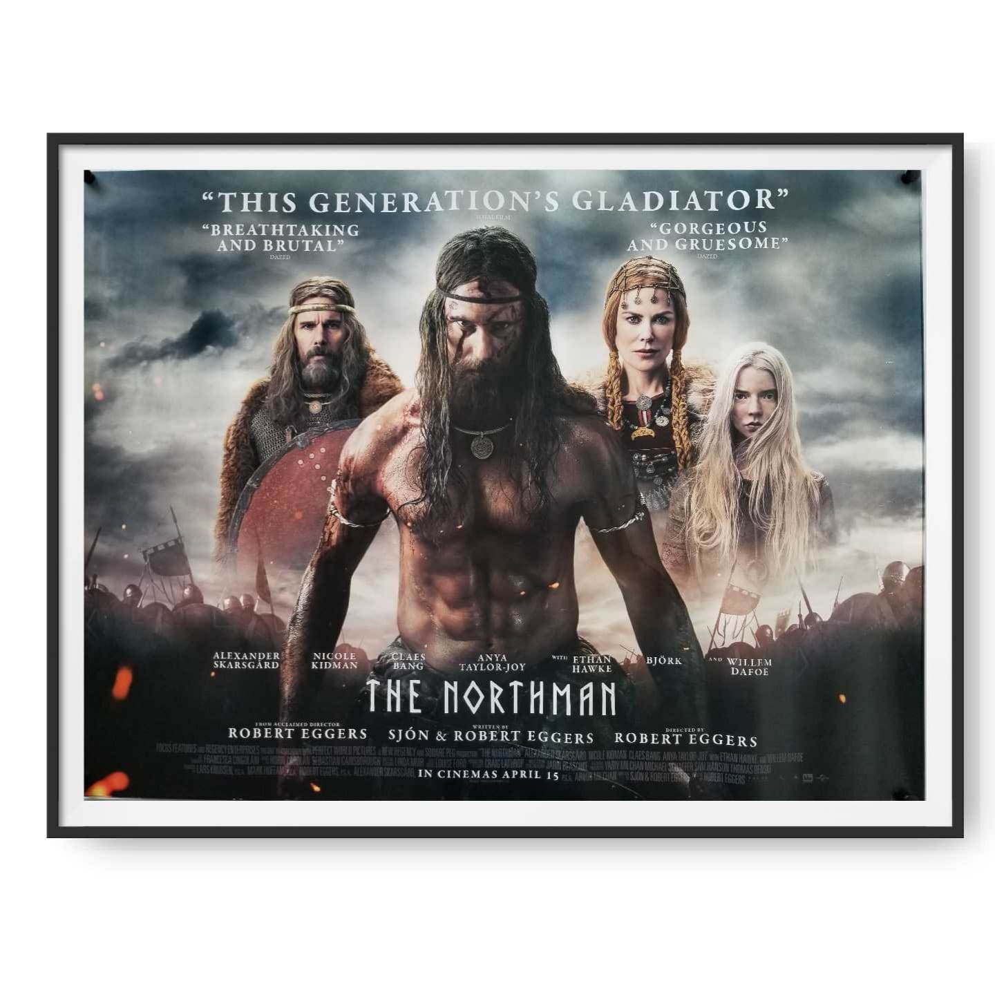 The Northman (2022) Original Quad Poster - Cinema Poster Gallery