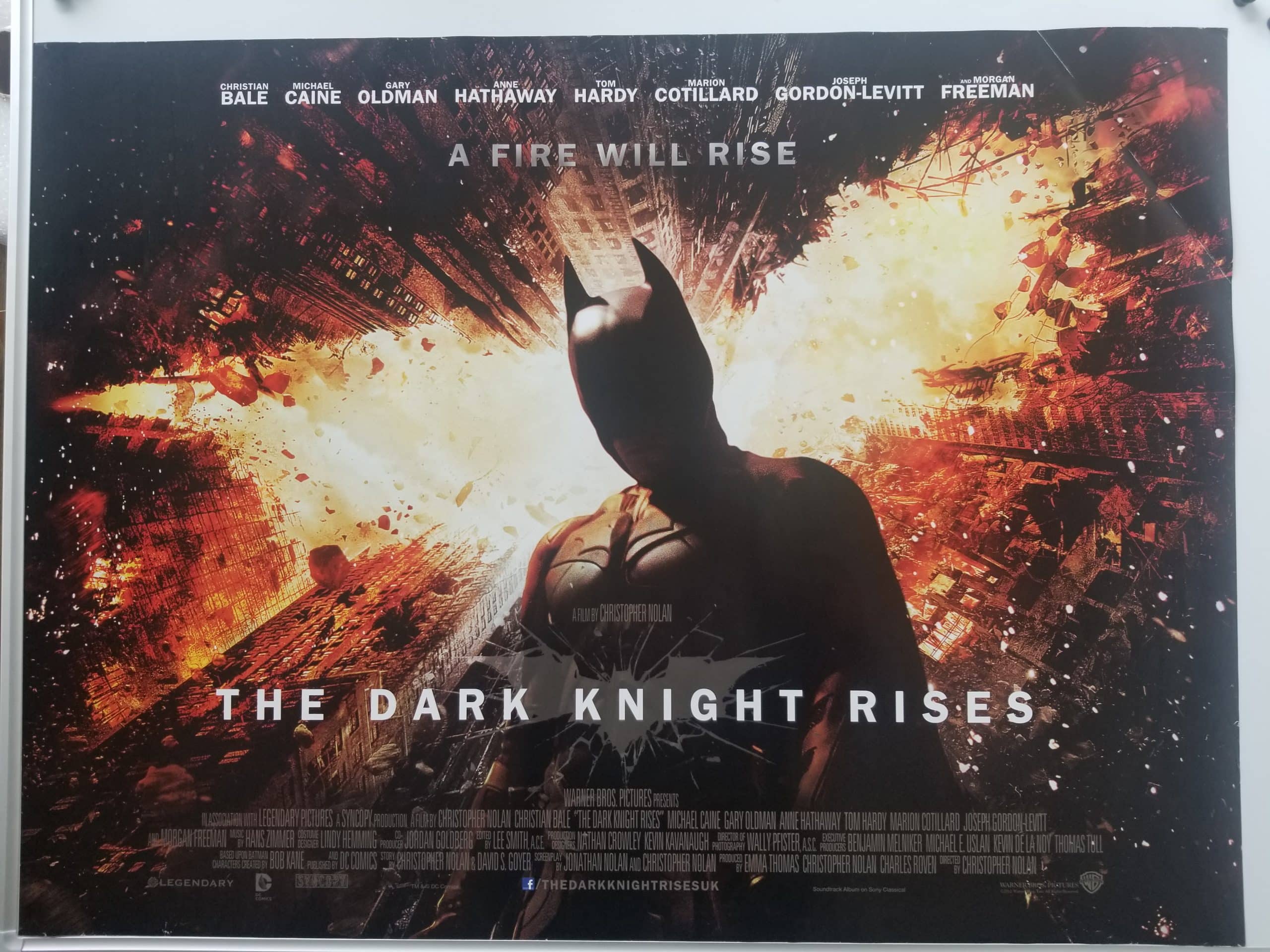 The Dark Knight Rises (2012) UK Quad Poster - Cinema Poster Gallery