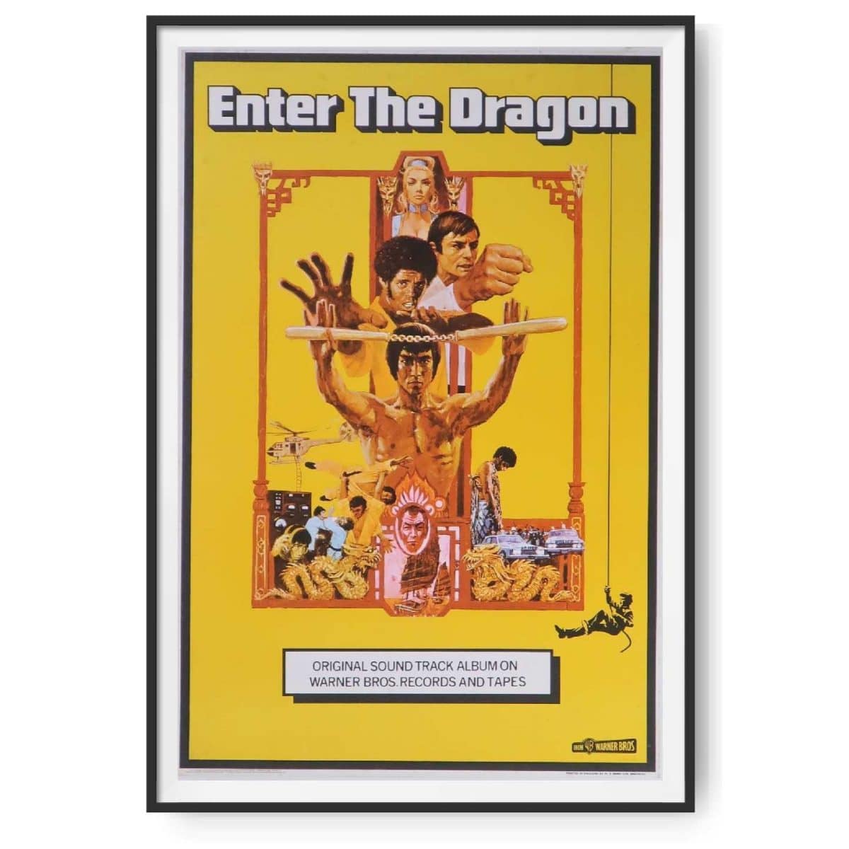 Enter The Dragon (1973) Original Double Crown Cinema Poster - Cinema ...
