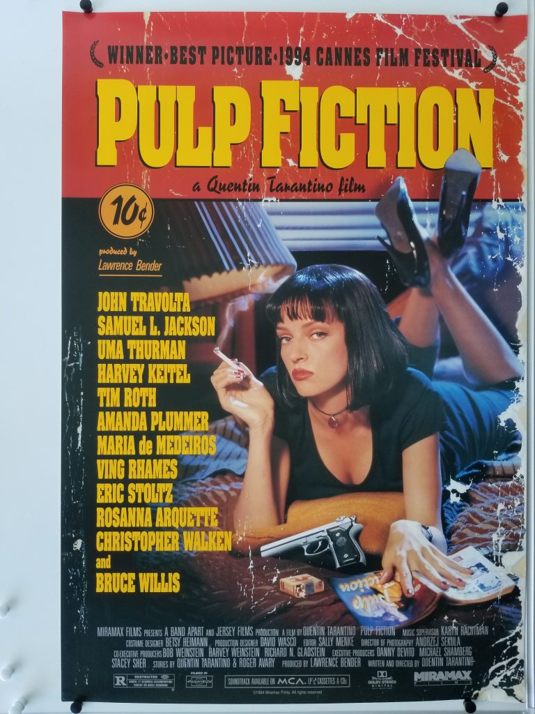 Pulp Fiction (1994) Original US One Sheet Poster - Cinema Poster Gallery