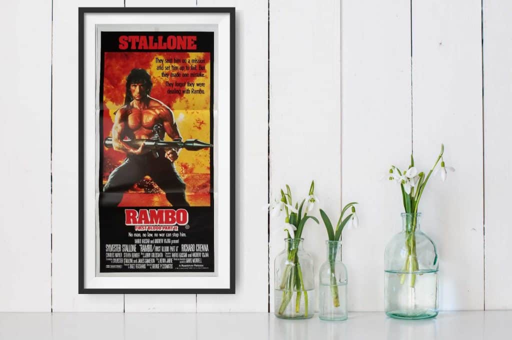 Rambo: First Blood Part II (1985) Australian Daybill Poster - Cinema ...